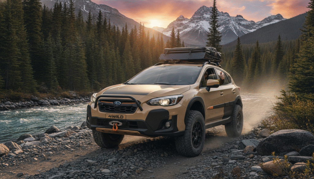 Subaru Crosstrek 4Wild : SUV classique et transmission intégrale permanente